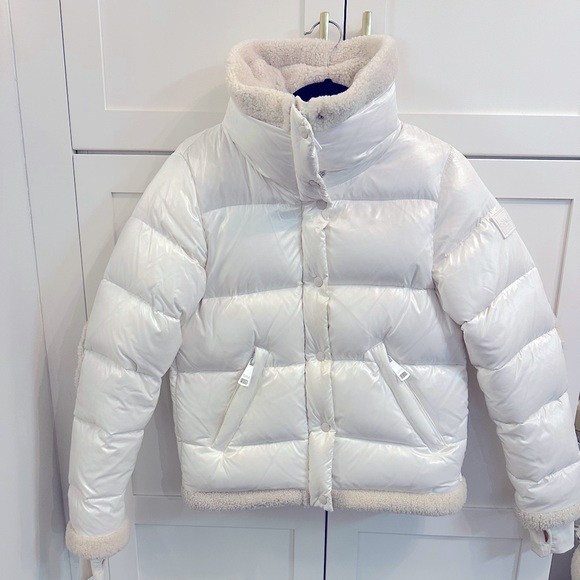 SAM. | Jackets & Coats | Sam Matte Morgan Coat In White | Poshmark